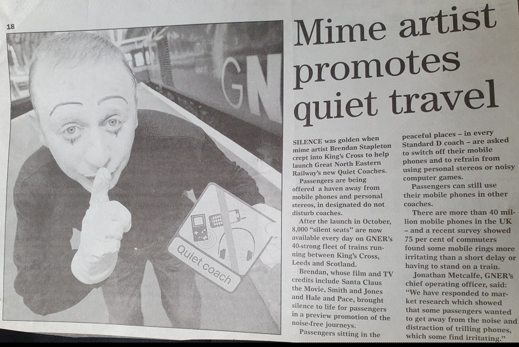 ‘The Silence of the Mime’ – Mime Works